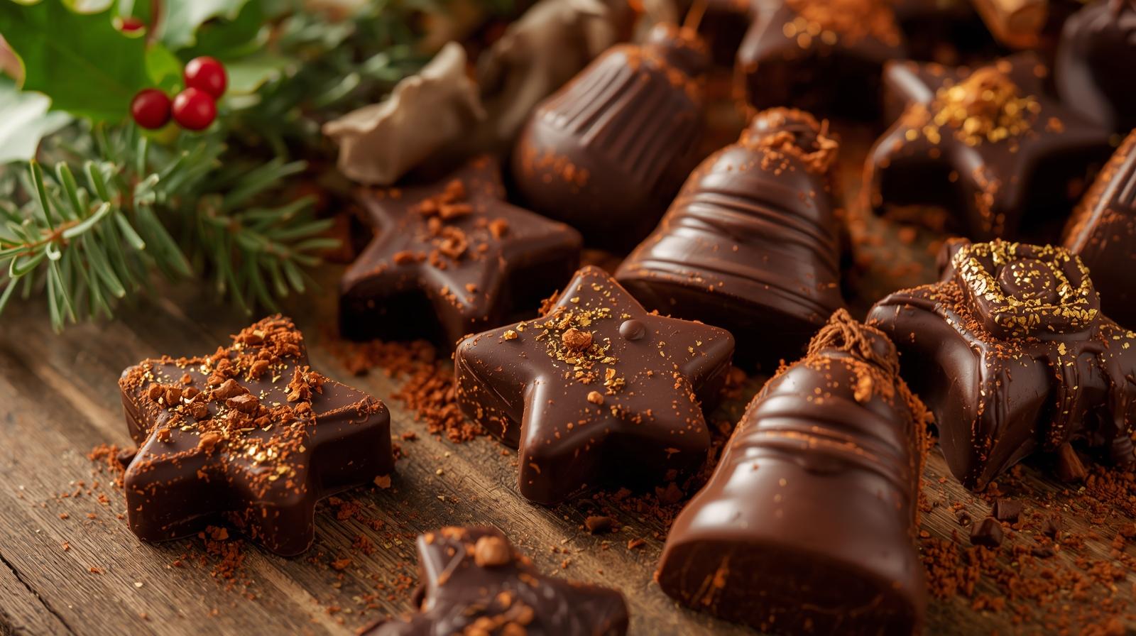 Kerst chocolade voor het hele team bij logochoc