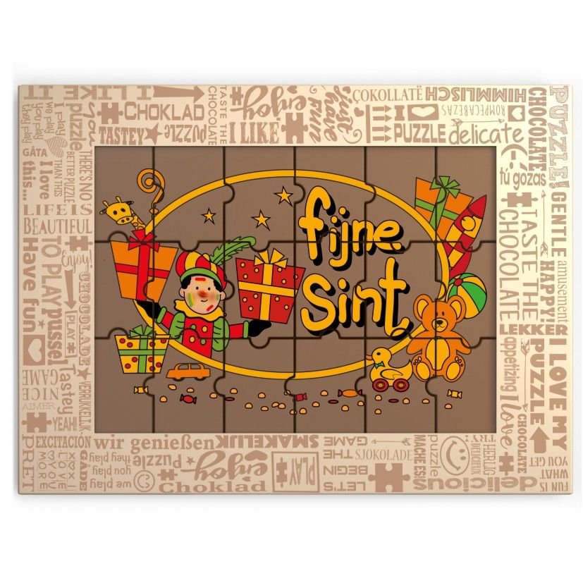 Letter S met Sint bedrukking