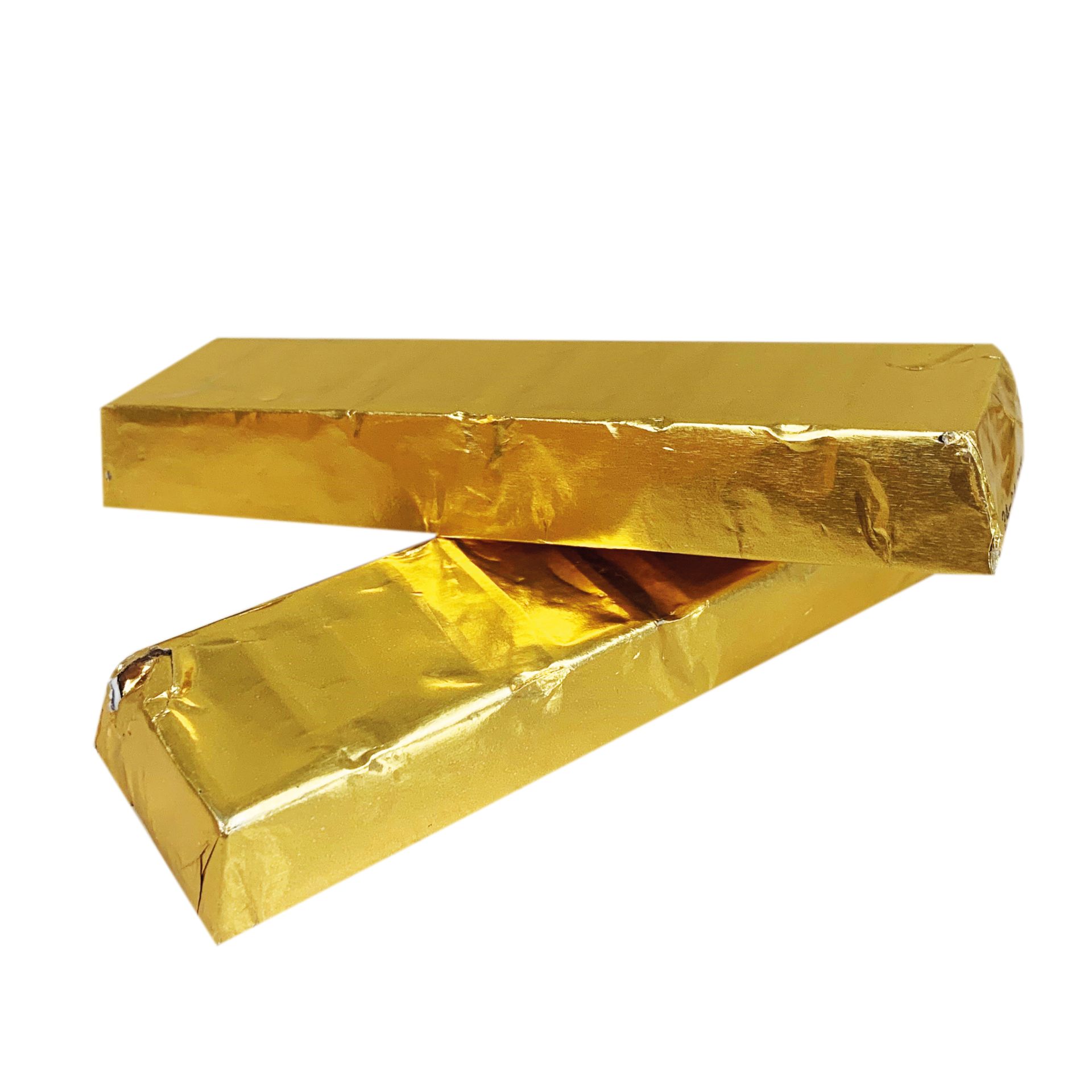 Chocolade goudstaaf met praline vulling - inclusief banderol