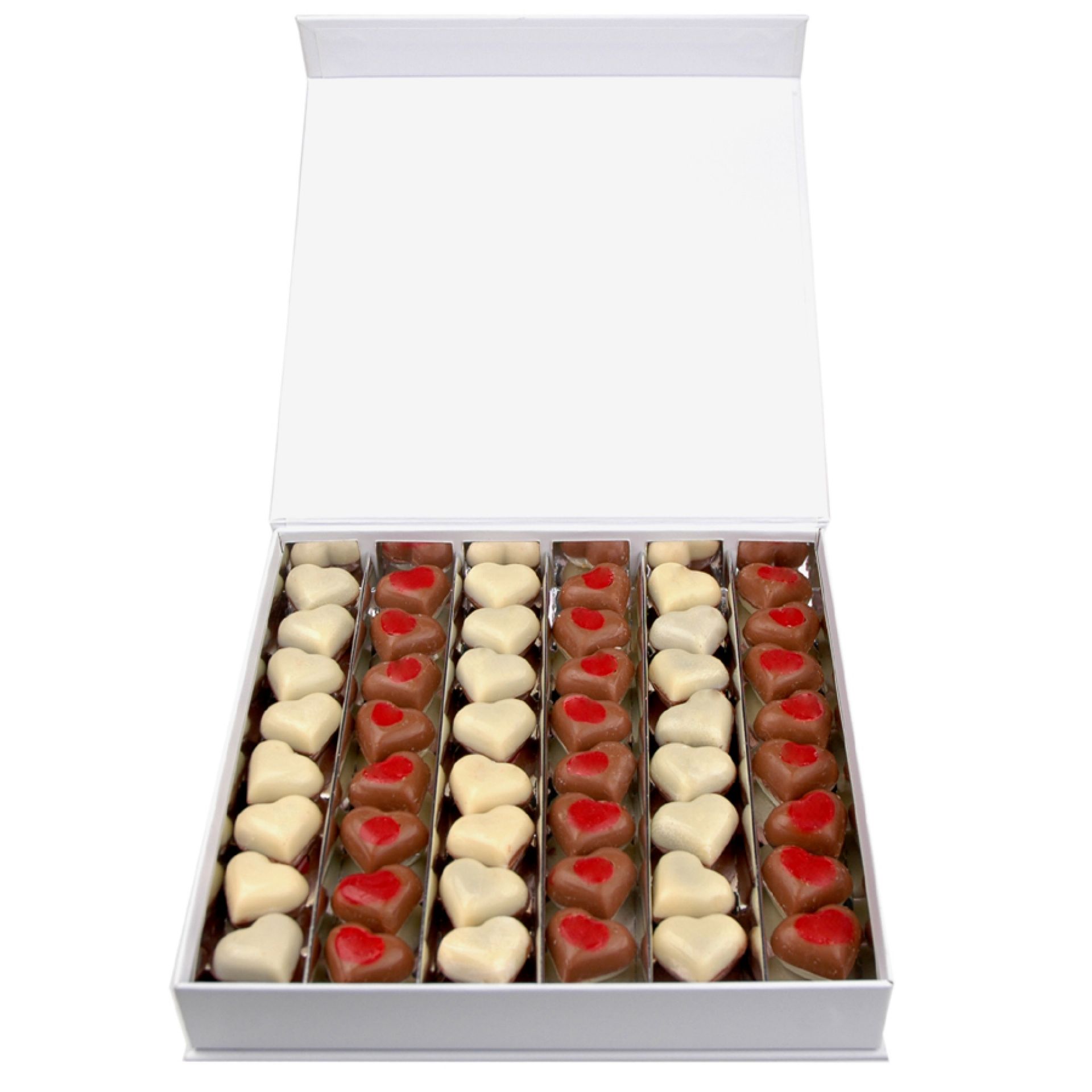 LogoChoc: Luxe hartjes bonbons voor Valentijn