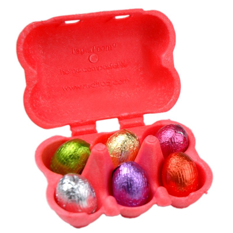 Biologische eierdoos groen - LogoChoc